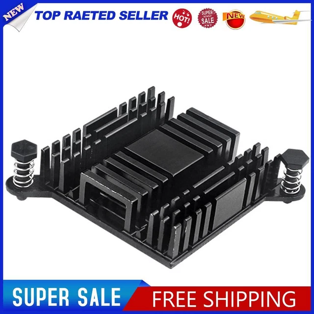ALUMINUM HEATSINK QUIET CPU Cooler Passive Cooling Heatsink for Orange ...