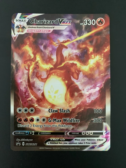 CHARIZARD VMAX SWSH261 Alt Art Ultra Premium Collection Pokemon Card ...