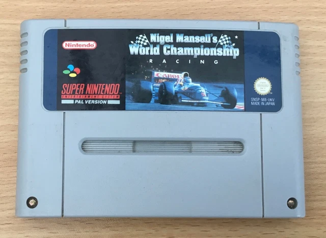 🌟NIGEL MANSELL’S🌟NINTENDO🌟SNES🌟CARTRIDGE🌟UK🇬🇧SELLER🌟FAST UK Postage🌟 £9 ...