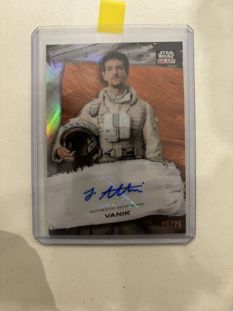 JOSEF ALTIN AS Vanik Autographe 25/25 Omega Orange Star Wars Galaxy ...