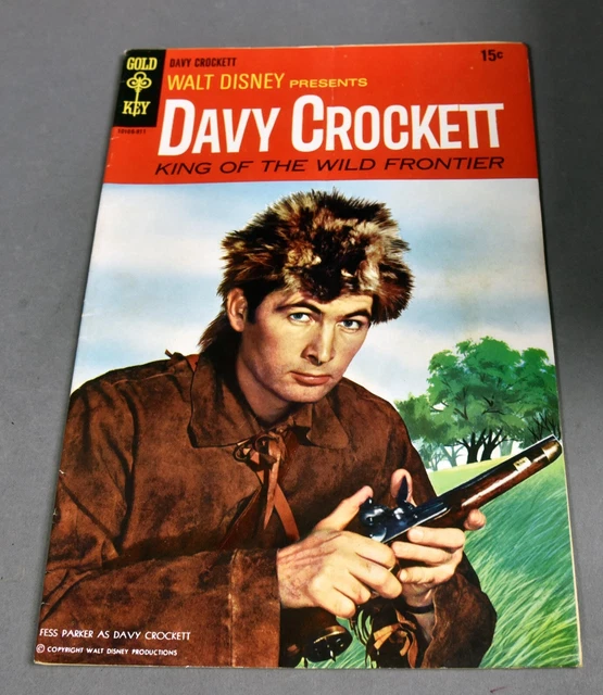 DAVY CROCKETT King of Frontier Gold Key Western Comic Book #2-1955-BICM ...