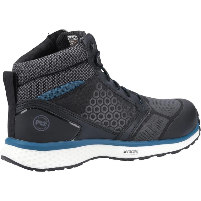 TIMBERLAND PRO REAXION Mid Composite Safety Boot Black/Blue £106.04 ...