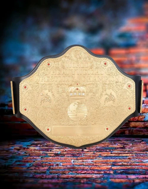 WWE BIG GOLD World Heavyweight Wrestling Championship Replica Adult ...