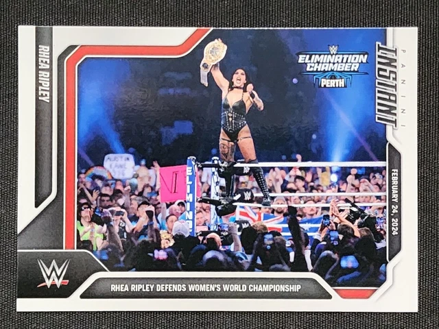 2024 PANINI INSTANT WWE Rhea Ripley Elimination Chamber /159 #56 £12.67 ...