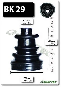 SHAFTEC FRONT INNER CV Boot for Vauxhall Astra VXR 2.0 July 2005 to ...