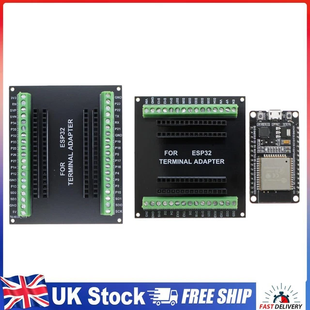 ESP32 MODULE BLUETOOTH-COMPATIBLE NodeMCU-32S Lua 38Pin GPIO Expansion Board £5.69 - PicClick UK