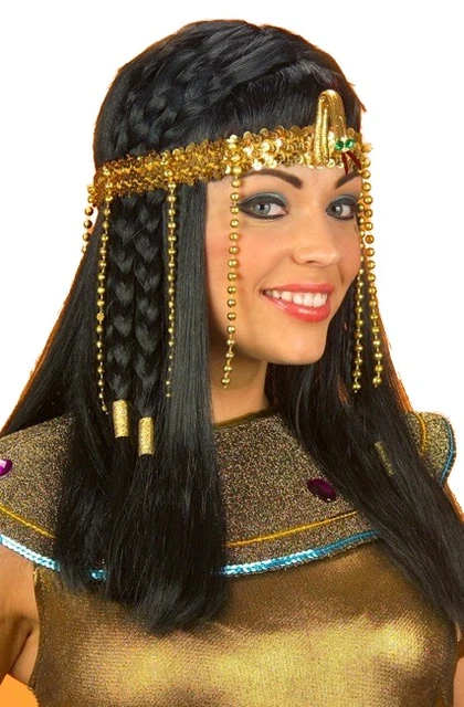 EGYPTIAN CLEOPATRA QUEEN of Nile Beaded Snake Headpiece Costume ...