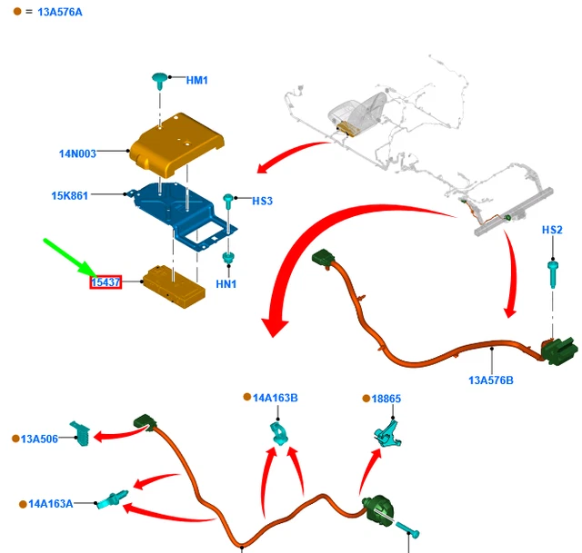 FORD RANGER T6 MK3 Trailer Brake Module Unit 2138893 DB39-19H517-AC NEW ...