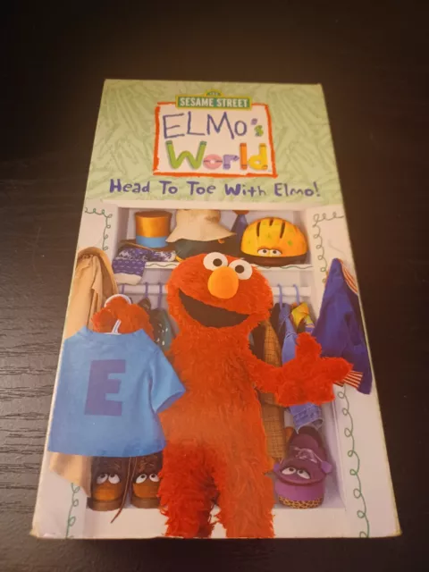 ELMO'S WORLD HEAD To Toe With Elmo! VHS VCR Used Video Tape Sesame ... ELMO'S WORLD HEAD To Toe With Elmo! VHS VCR Used Video Tape Sesame ...