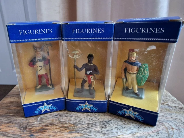 VINTAGE STARLUX FIGURINES 54mm Plastic Historical Figures Made in ...
