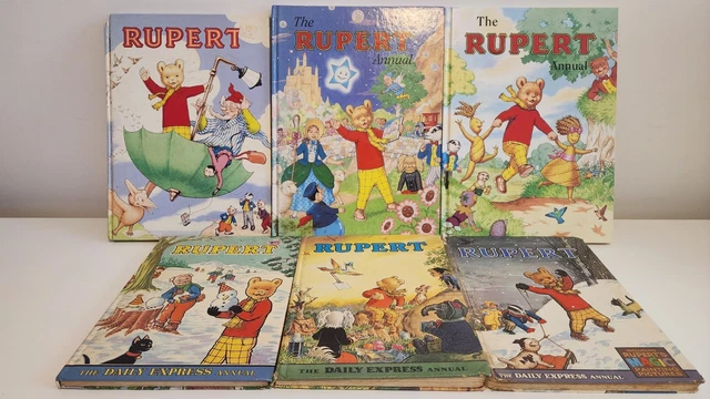 RUPERT BEAR BOOKS - The Daily Express Annual various £26.68 - PicClick UK