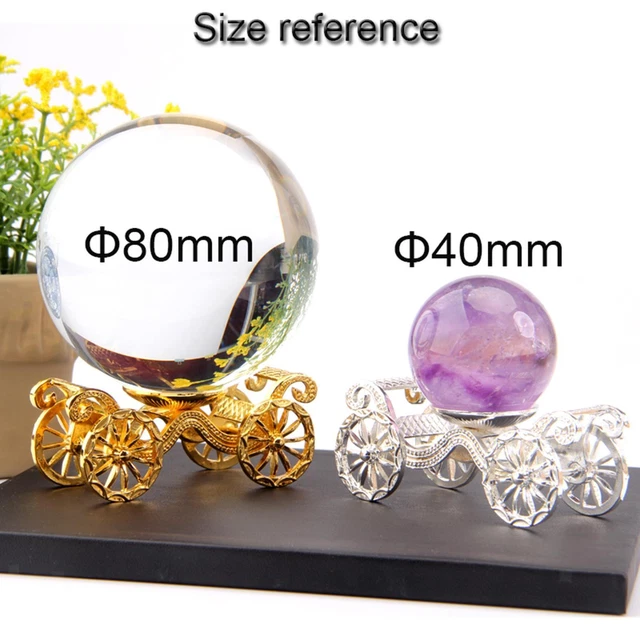 CRYSTAL BALL DISPLAY Stand Glass Ball Holder Base Sphere Rack Desk EUR ...