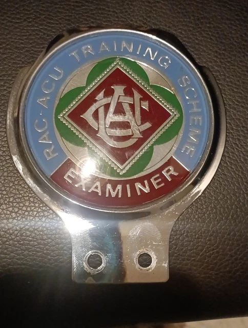 OLD VINTAGE 1960S Rac Motorcycle Examiners Car Badge £40.00 - PicClick UK