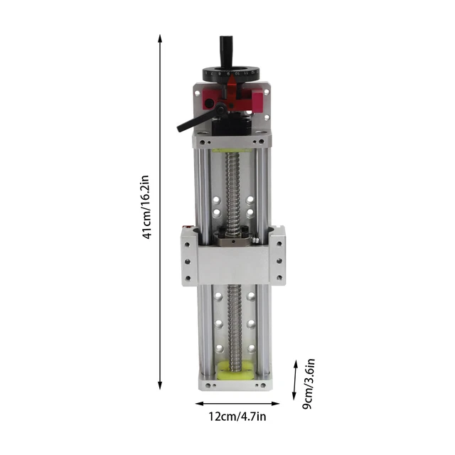 200MM LINEAR STAGE Actuator,Manual Sliding Table Ballscrew Rail Slide w/ Ruler EUR 130,81 ...