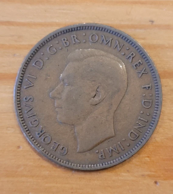 1940 KING GEORGE VI Penny 1d coin - Good F. £3.99 - PicClick UK
