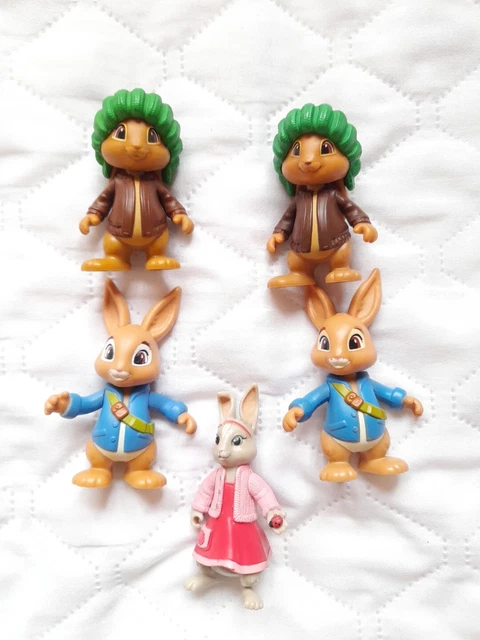CBEEBIES PETER RABBIT Treehouse Figure bundle Nickelodeon Benjamin Lily ...