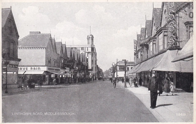 MIDDLESBROUGH 1938 TOWER House Wrights Store End Of Linthorpe Road Open ...