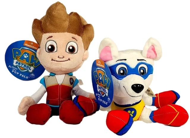 PAW PATROL RYDER Nickelodeon 11" & APOLLO Super-Pup 8" COMBO Pup Pals ...