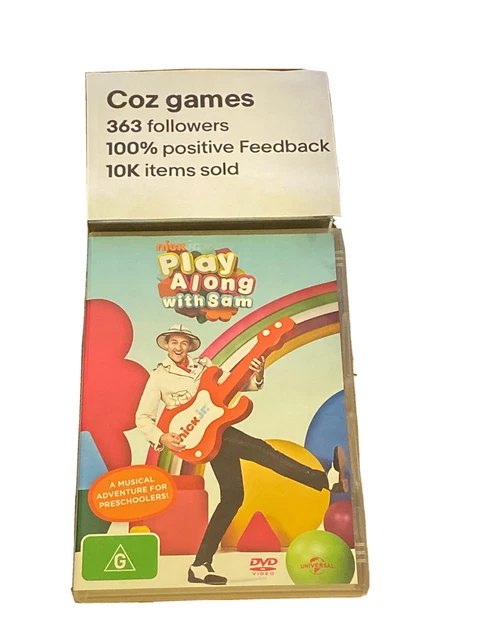 PLAY ALONG WITH Sam DVD Nick Jr rare Australian Release Starring Sam ...