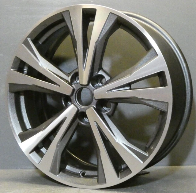 1 GENUINE NISSAN Qashqai J11 18" Alloy Wheel Rim Black Diamond Cut ...