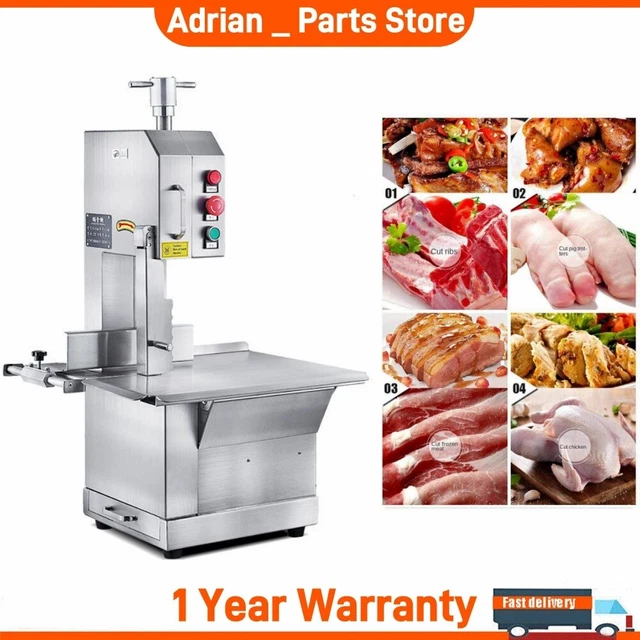 AUTOMATIC ELECTRIC MEAT Bone Saw Commercial Sawing Machine Adjustable ...