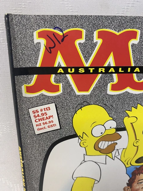 THE SIMPSONS COVER Australian MAD Magazine Super Special 113 Bart ...