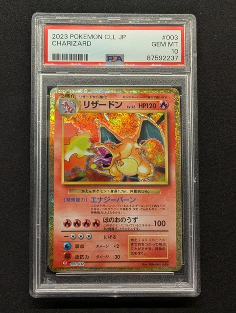 2023 POKEMON CHARIZARD Holo CLC 003/034 Classic Collection PSA 10 GEM MINT JP EUR 240,00 ...