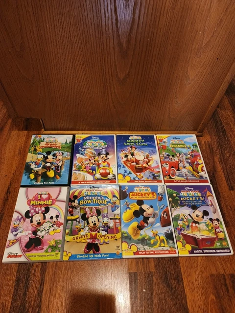 DISNEY'S MICKEY MOUSE Clubhouse Junior (8 DVD Lot) Mickey, Minnie $60. ...