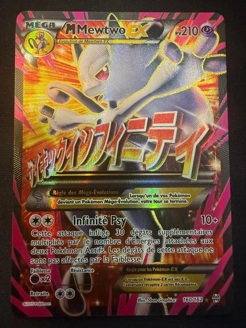 CARTE POKEMON MÉGA Mewtwo EX FA 160/162 XY Impulsion Turbo NEUVE FR EUR ...