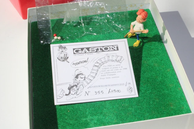 LA PARTIE DE Billard de Gaston et Jules, PIXI 4708 boite certificat tbe ...