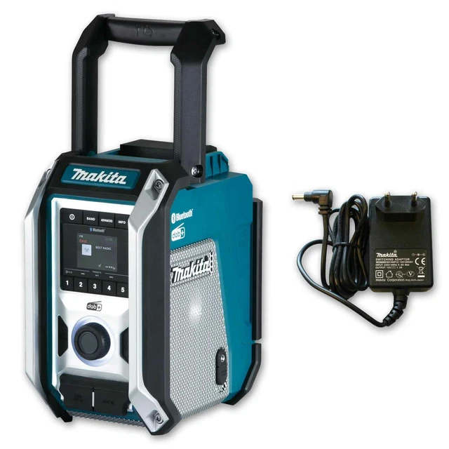 MAKITA DMR 115 DAB+ Bluetooth Work Radio! USB, Aux Line Subwoofer ...