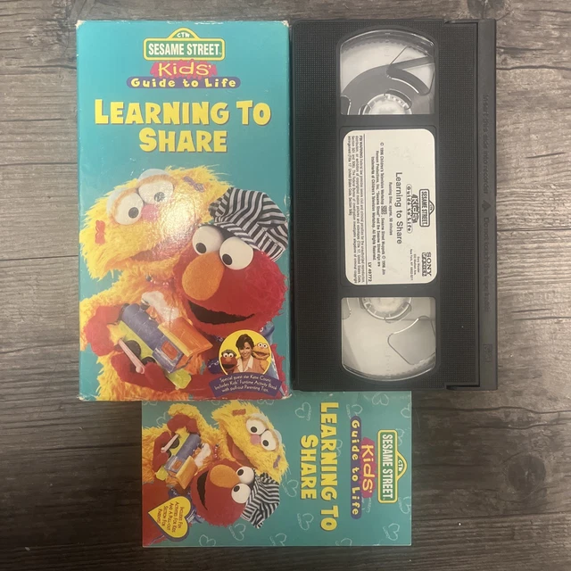 SESAME STREET - Kids Guide to Life: Learning to Share (VHS, 1996) With ...