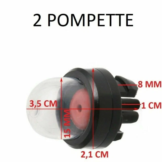 POMPETTA BENZINA MOTOSEGA Bulbo Decespugliatore Primer Tosaerba Pompa ...