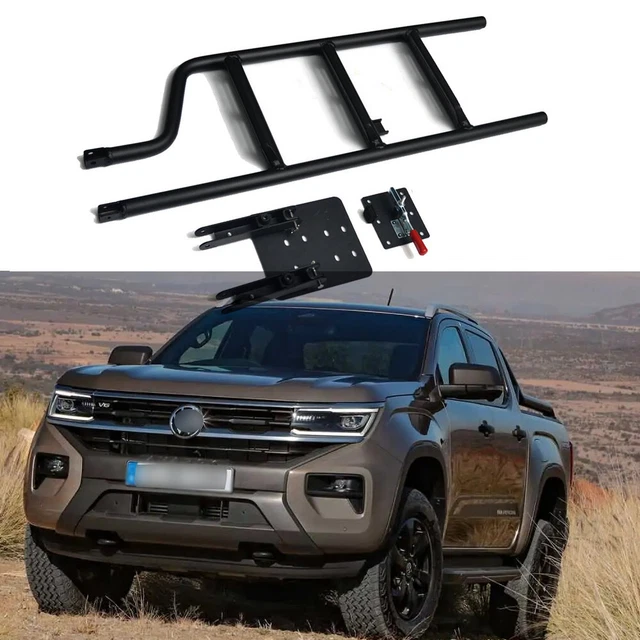 PICKUP TRUCK STEP Tailgate Ladder Fits For VW All New Amarok 2022-2024 ...