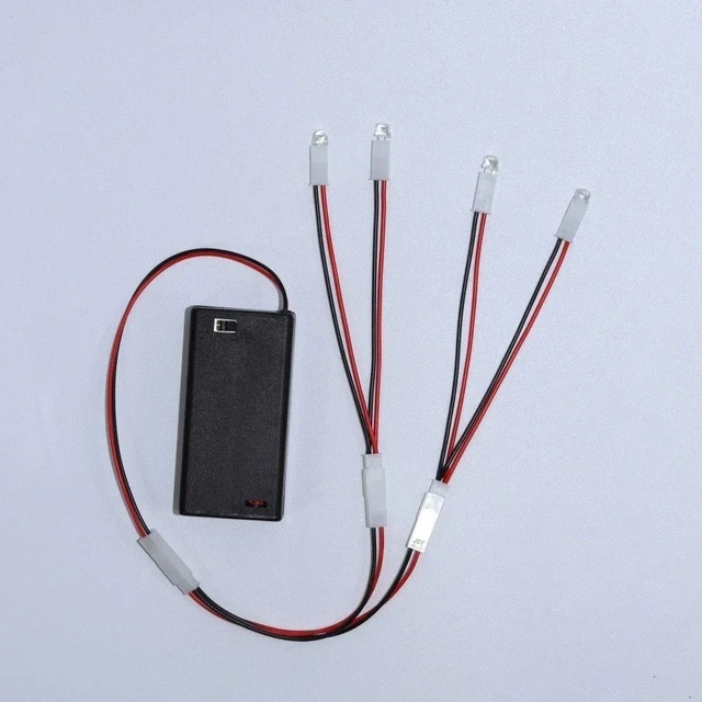 LED MINI NIGHT Light Battery Powered DIY Model Lamp Small Bulb Craft ...