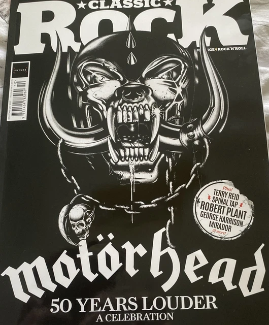 CLASSIC ROCK MAGAZINE #345 October 2025 Motorhead 50 Years - with ...