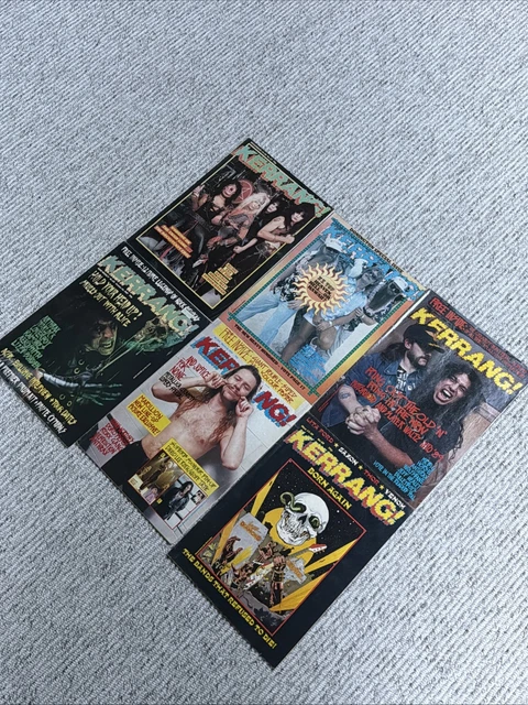 KERRANG! MAGAZINE BUNDLE 1980s £57.90 - PicClick UK