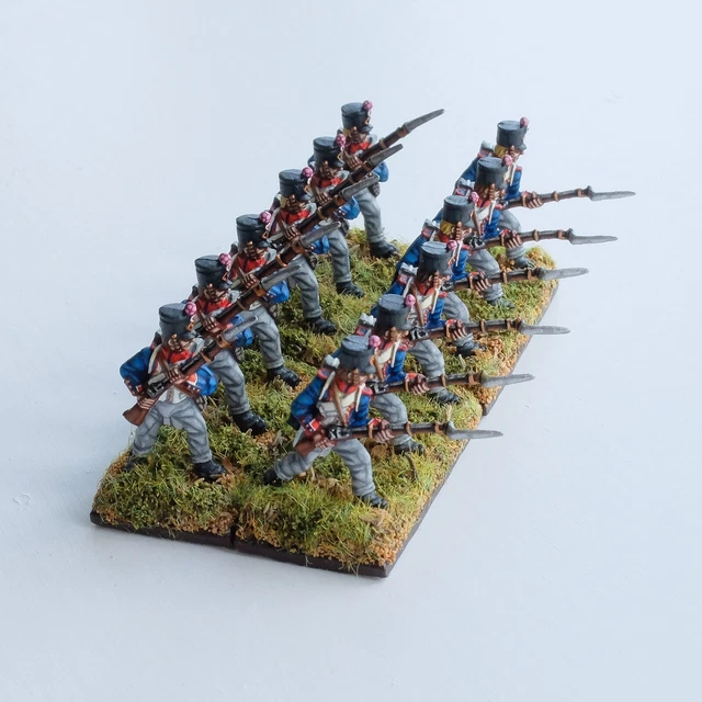 12 X 1/72 Napoleonic French Line Infantry Wargaming Toy Soldiers £60.00 ...