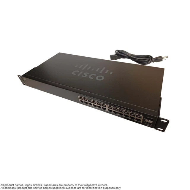 NETWORK SWITCH ETHERNET Gigabit RJ45 24 Port Cisco SG110-24 V03 Rack ...
