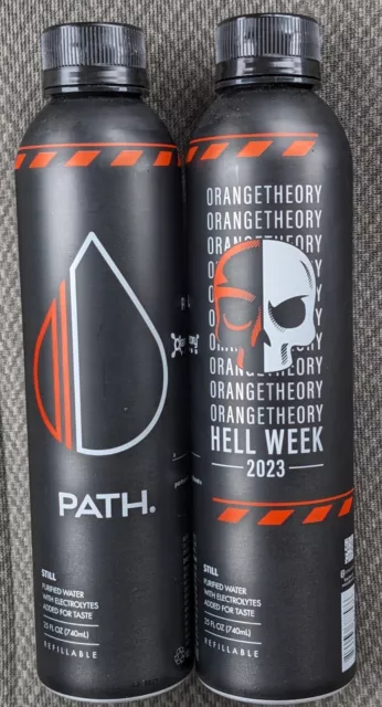 PATHWATER ORANGE THEORY Fitness Hell Week 2023 Aluminum Bottle New ...
