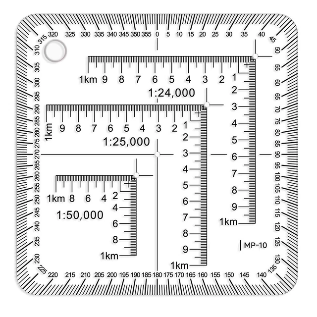 FOR CONSTRUCTION ENGINEERING Protractor with Clear Visibility Features ...