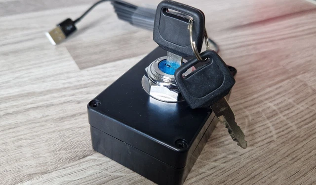 BUTTON BOX FOR sim racing/flight/sim/ets2 single key £34.99 - PicClick UK