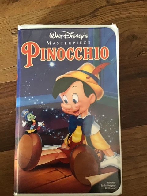 PINOCCHIO VHS RARA Walt Disney's Masterpiece Collection 1993, #239 EUR ...