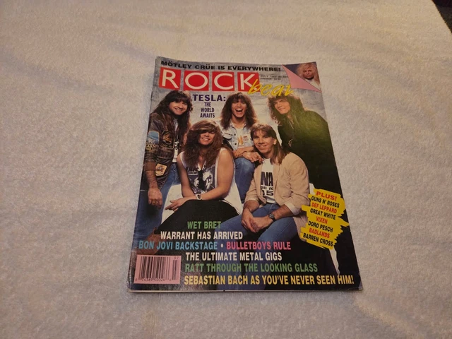 ROCK BEAT MAGAZINE July 89', Metal edge, circus, blast, metal shop, rip ...