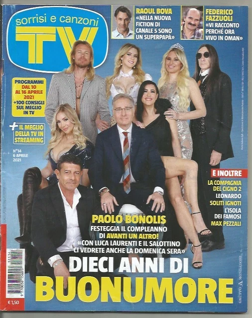 RIVISTA SETTIMANALE-SORRISI E Canzoni Tv-N.14-6 Aprile 2021-Gruppo Mondadori EUR 2,00 - PicClick IT