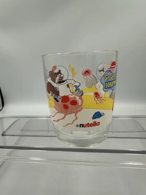 NUTELLA SPONGEBOB SQUAREPANTS Nickelodeon Small Collectable Glass 2005 ...
