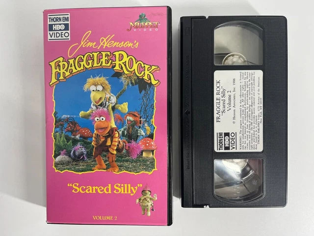 FRAGGLE ROCK SCARED Silly Volume 2 VHS 1986 Jim Henson's HBO Muppet ...