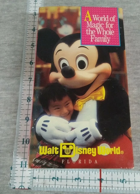 VINTAGE 1996 WALT Disney World Florida Vacation Planning Video VHS ...