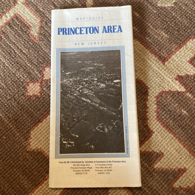PRINCETON AREA MAP/GUIDE New Jersey, by Spectrum Map Publishing $4.05 ...