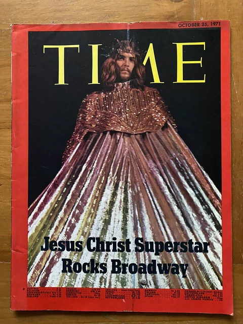 TIME MAGAZINE 1971 Jesus Christ Superstar Shah Reza Iran Hoover NO ...